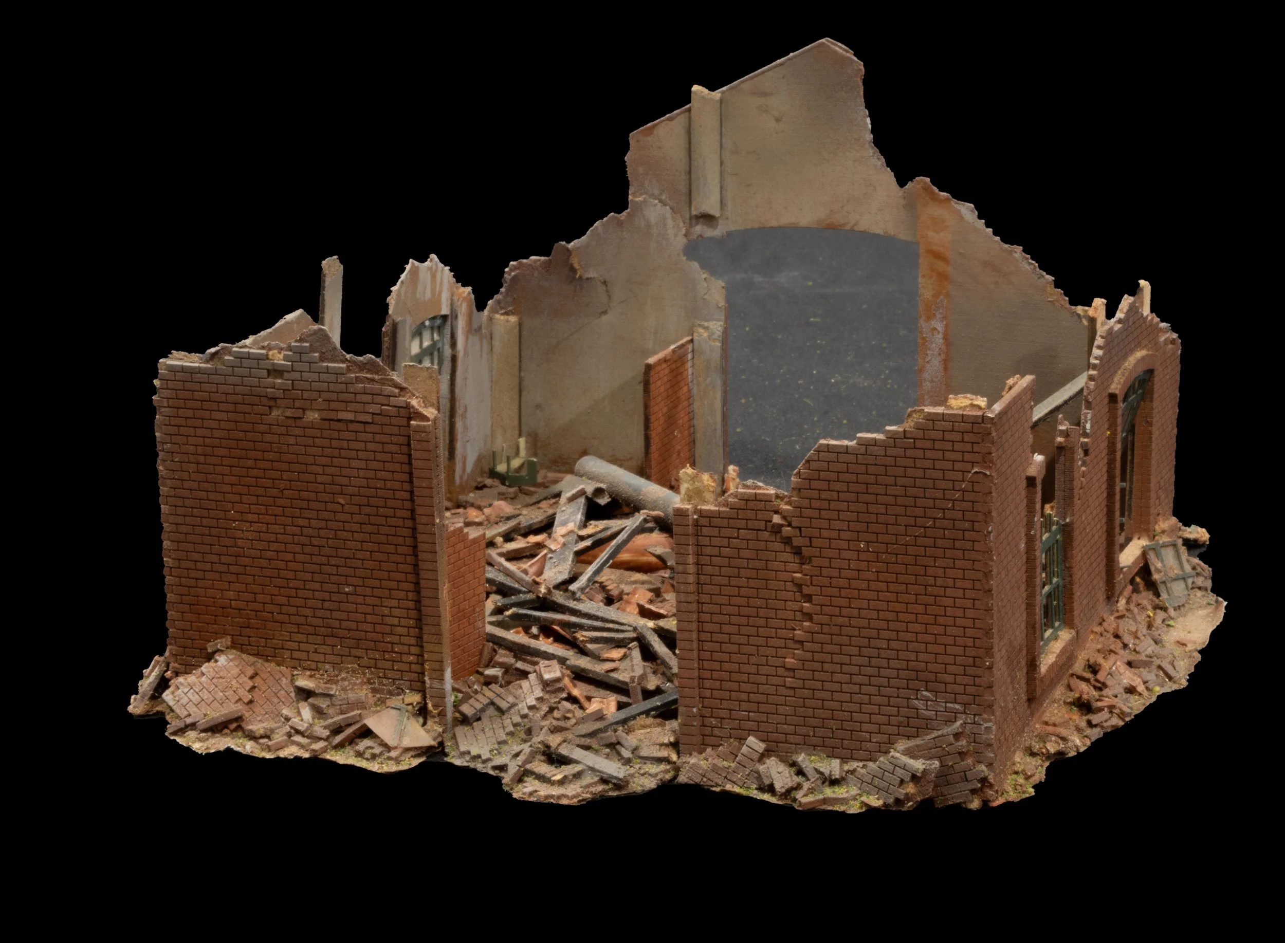SOLD Destroyed factory — Alkem Scale Models