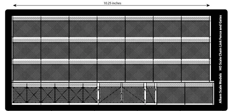 Chain Link Fence — Alkem Scale Models