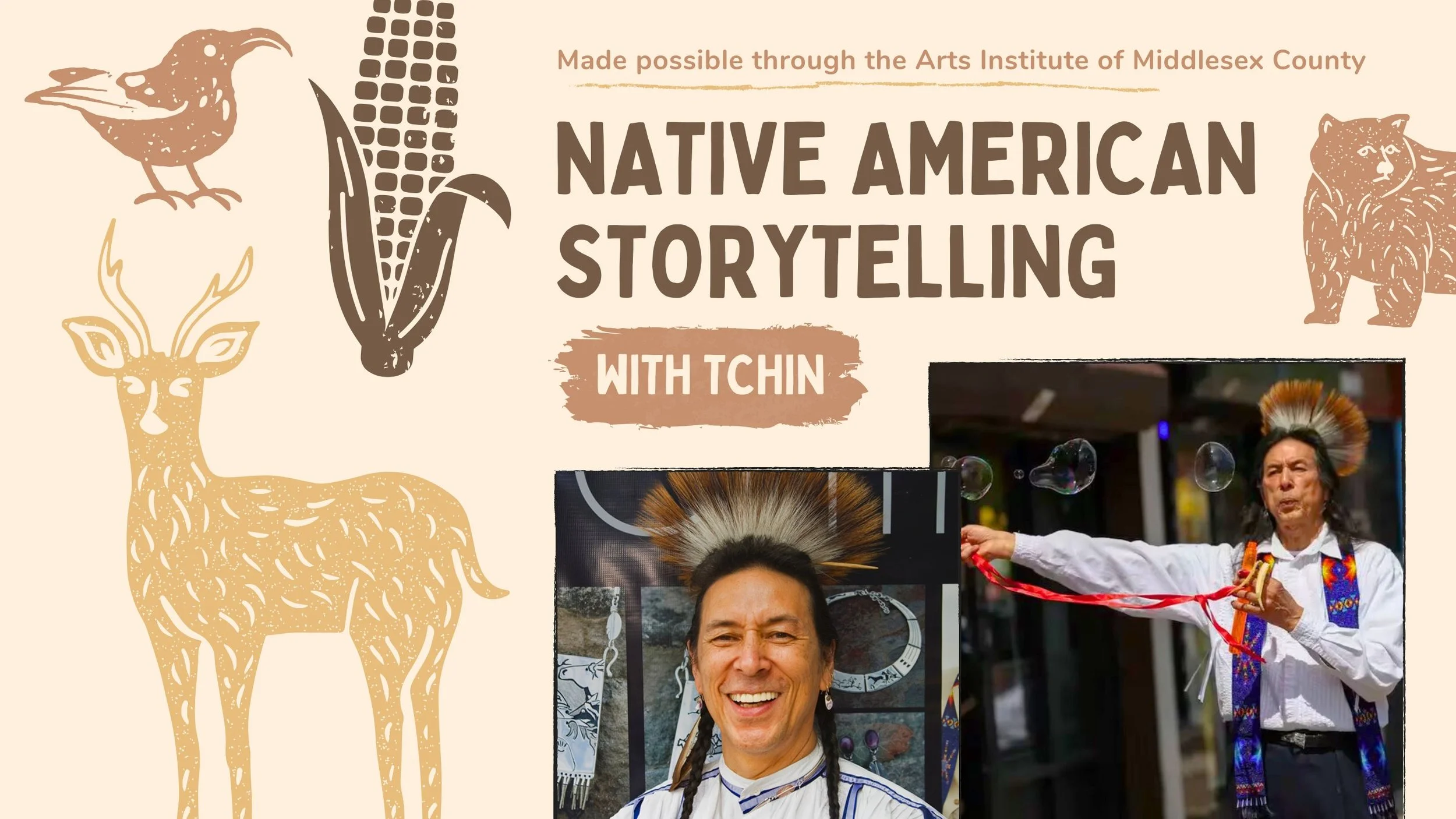 Native American Storytelling with Tchin - Alliance Center for Independence