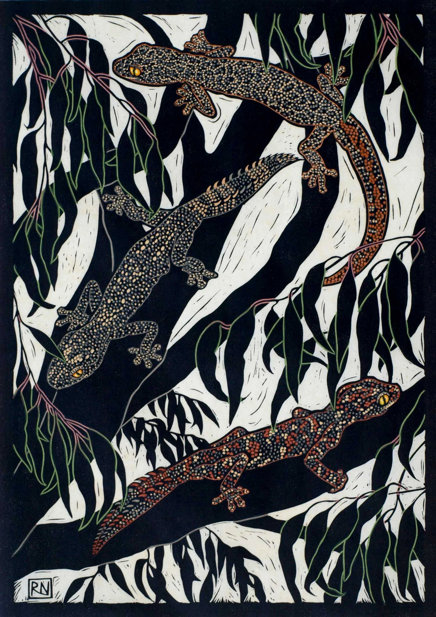 Linocuts of Australian Wildlife & Sea Life — Rachel Newling