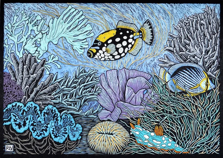 Linocuts of Australian Wildlife & Sea Life — Rachel Newling