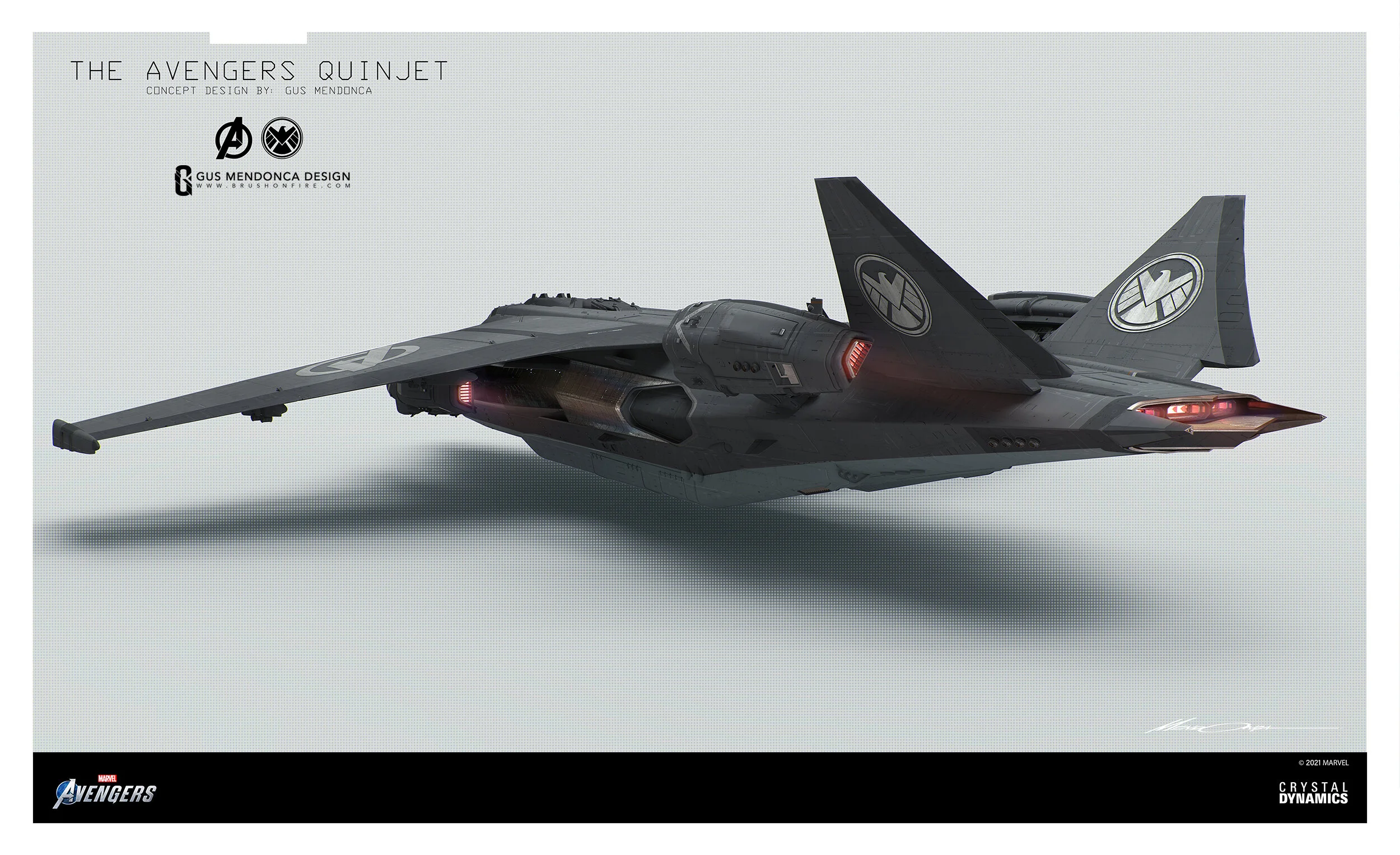 Avengers Quinjet Blueprints