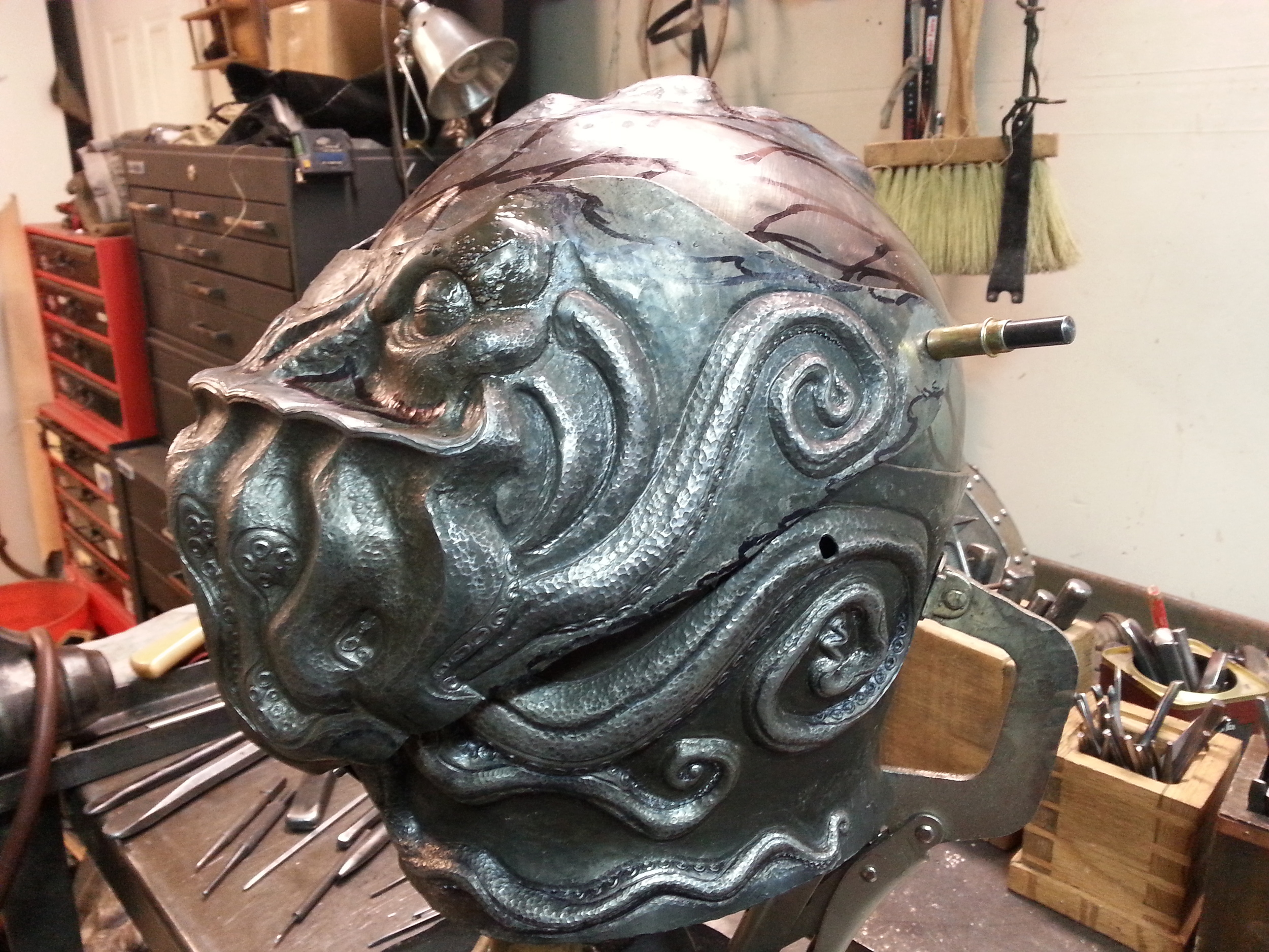 Octopus helm — Douglas Pryor