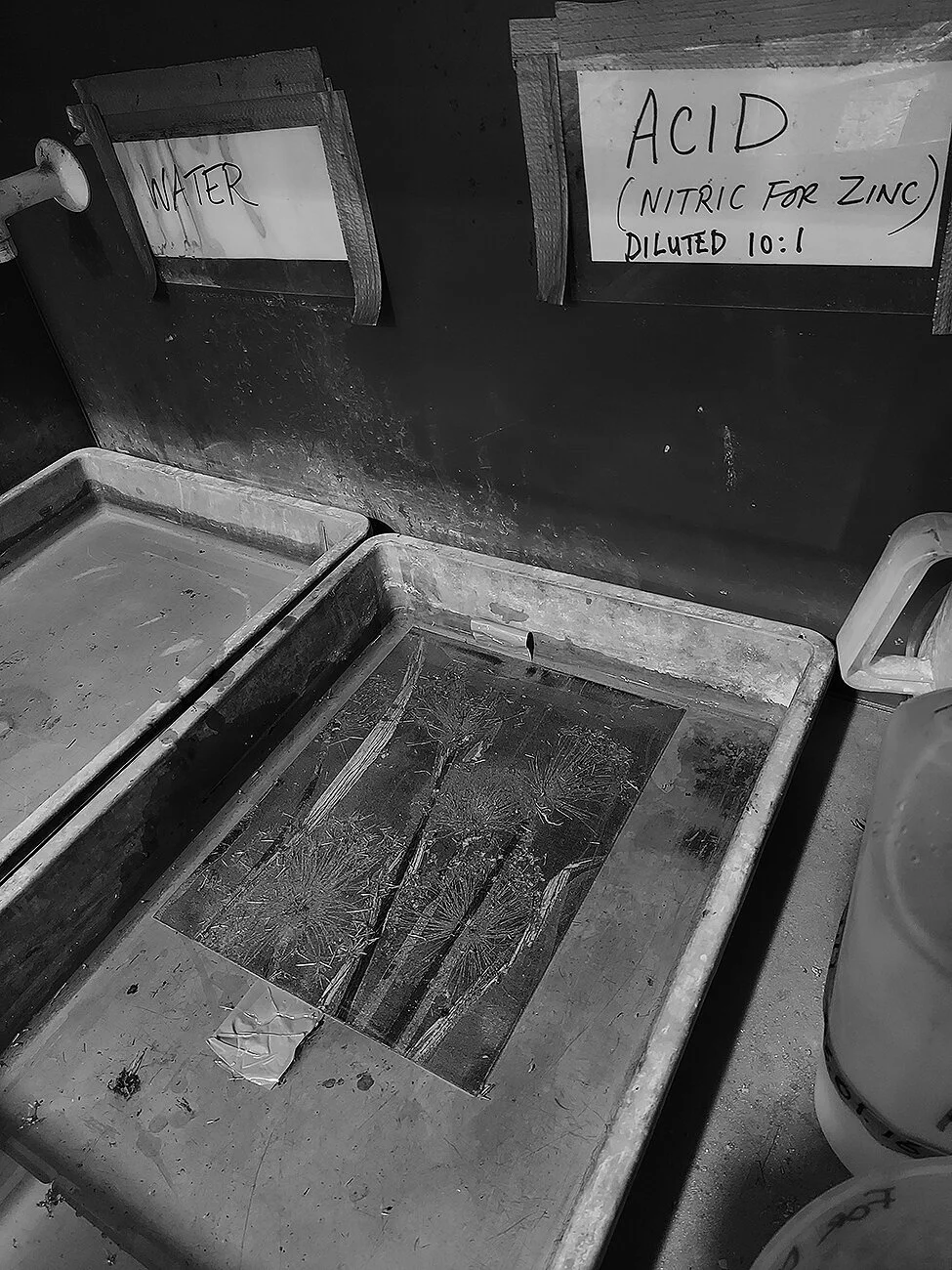 Etching and cyanotype — Melanie Goemans