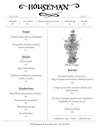 lunch menu — Houseman Restaurant