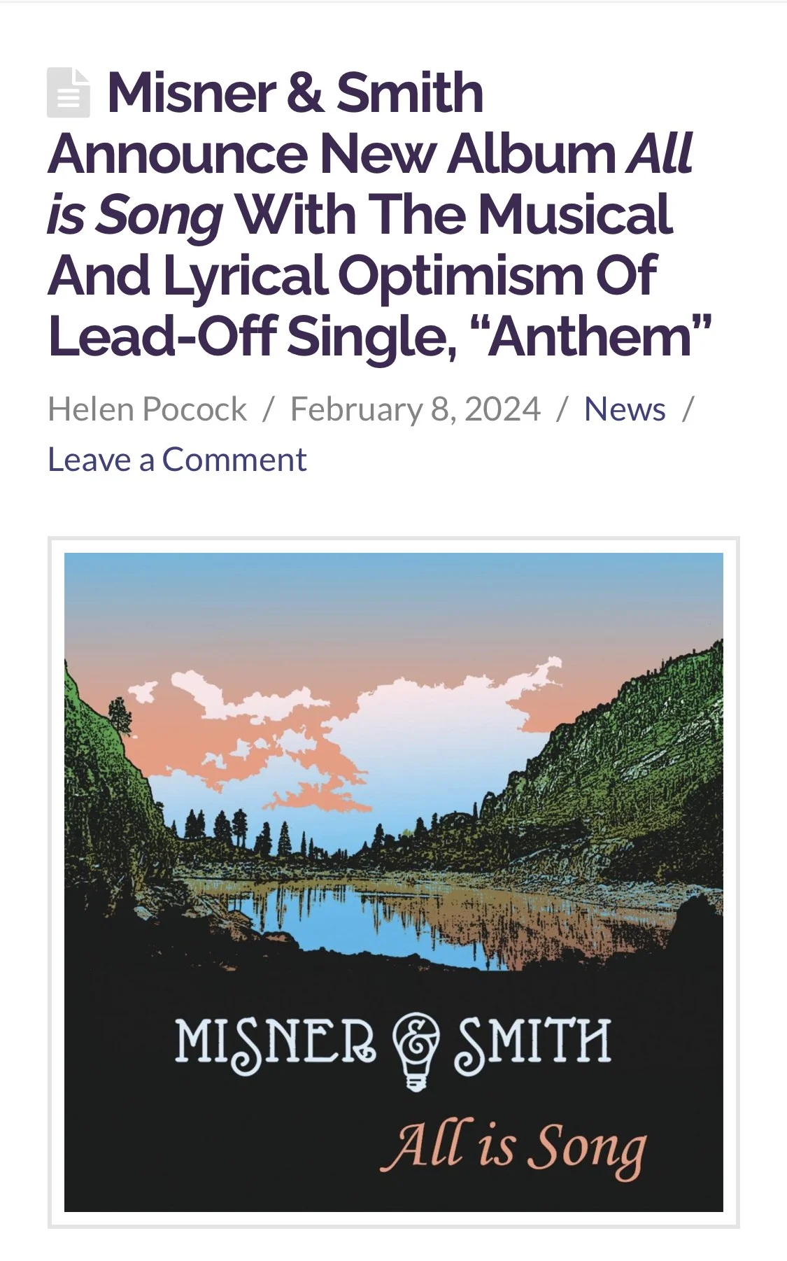 News — Misner & Smith