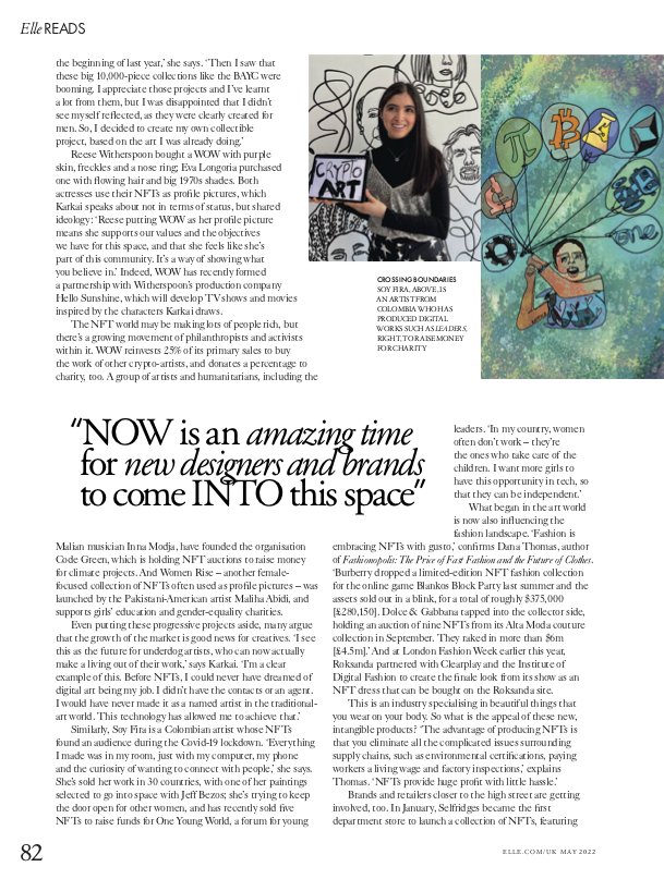 The Women Behind the NFT Boom — Hattie Crisell