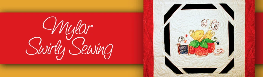 Mylar Swirly Sewing — Purely Gates Embroidery