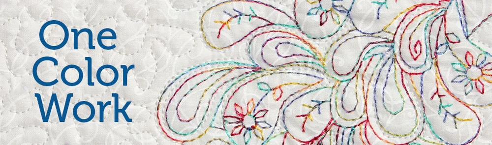 One Color Work — Purely Gates Embroidery