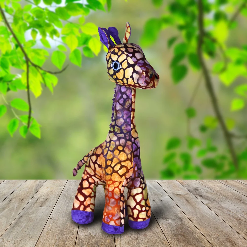 Giraffe Plush — Purely Gates Embroidery