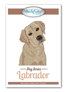 Dog Series Labrador — Purely Gates Embroidery