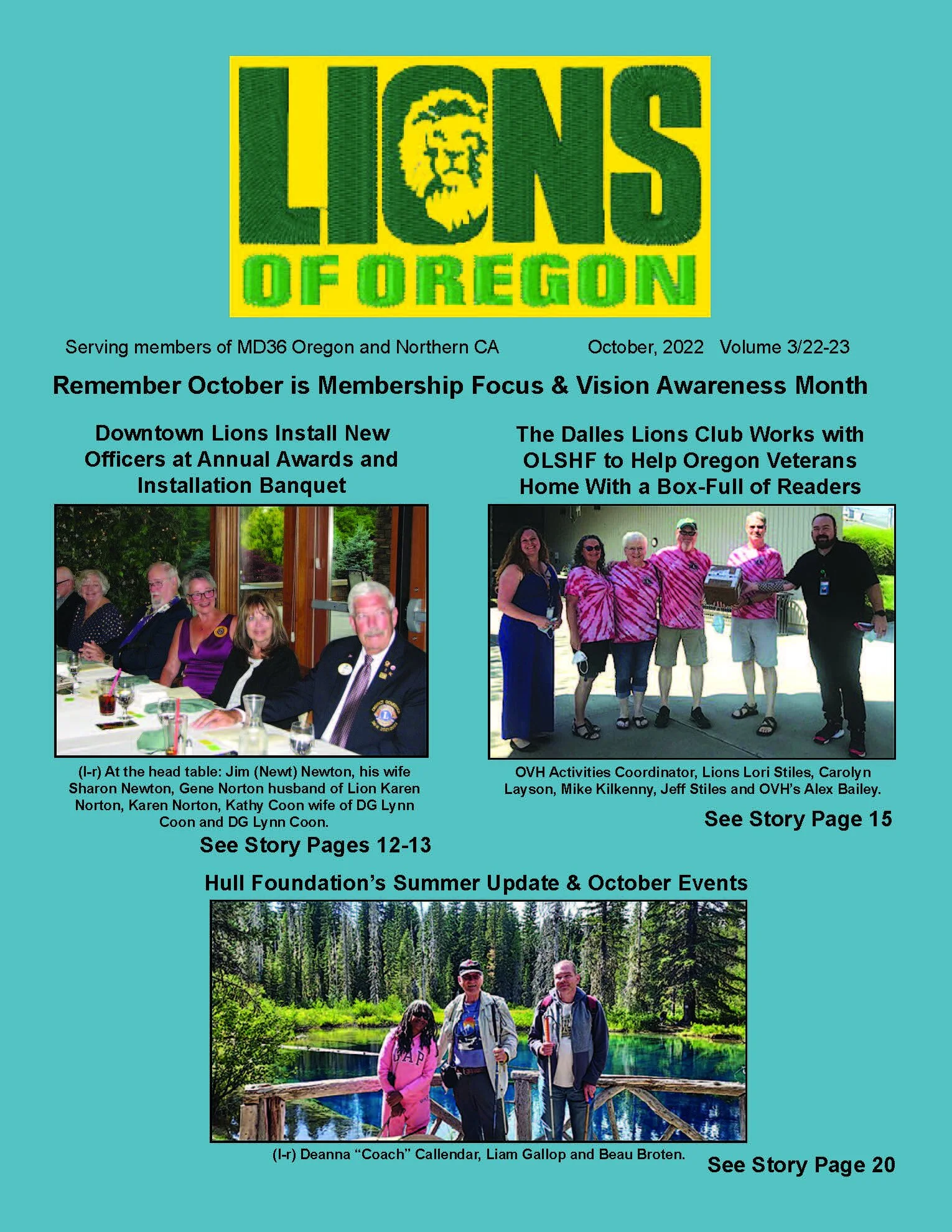 Oregon Lion Magazine — Lions Clubs of Multiple District 36, Oregon and ...