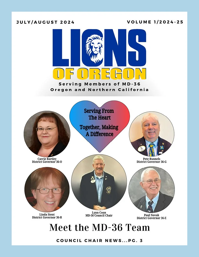 Oregon Lion Magazine — Lions Clubs of Multiple District 36, Oregon and ...