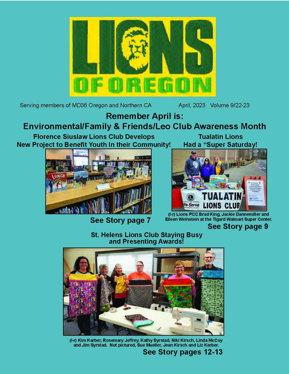 Oregon Lion Magazine — Lions Clubs of Multiple District 36, Oregon and ...