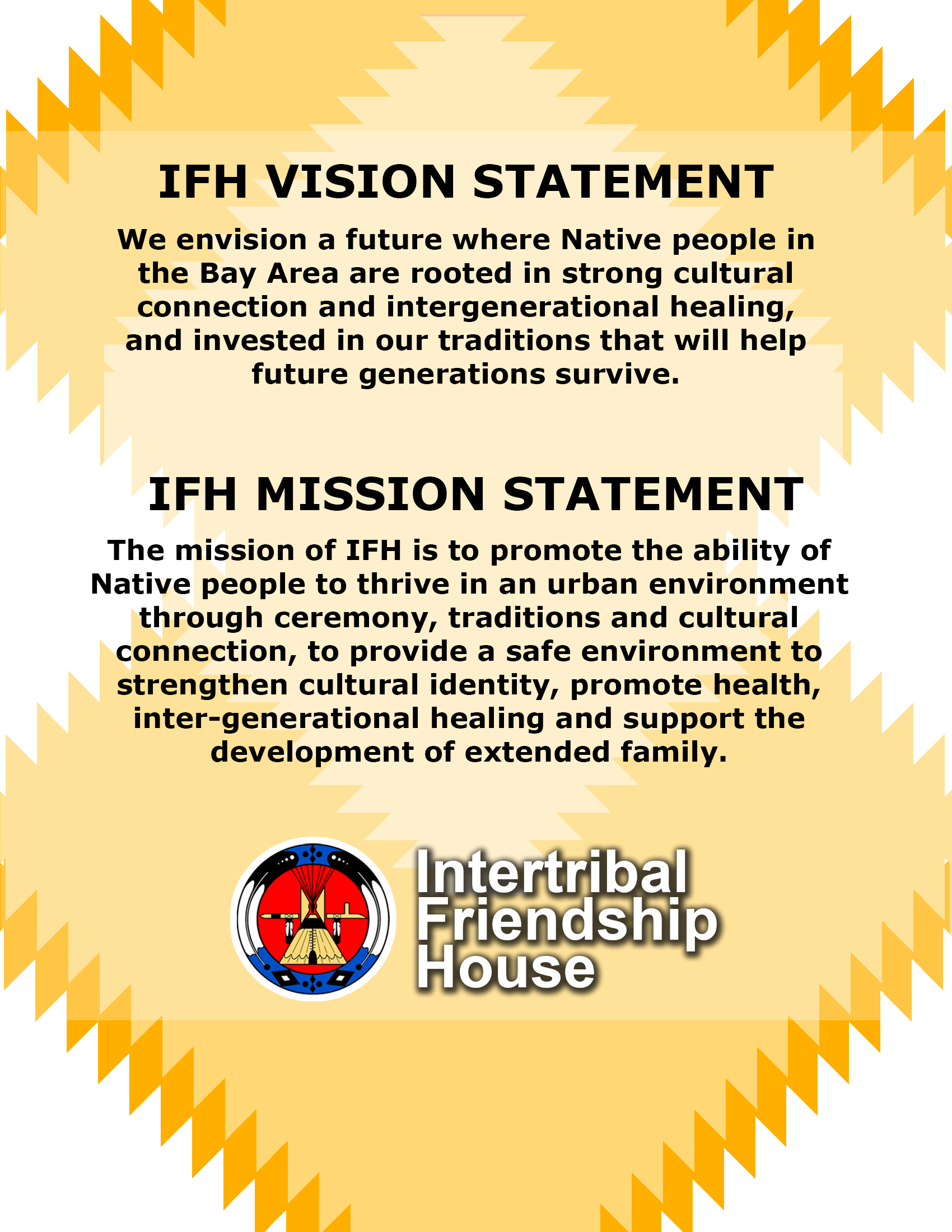 Our Mission Vision Intertribal Friendship House Our Mission Vision Intertribal Friendship House