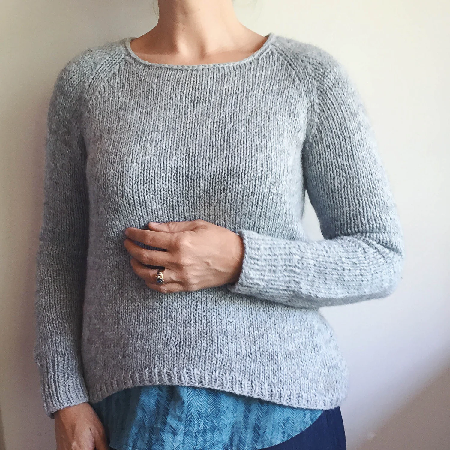 How to knit a simple neckline — The Craft Sessions