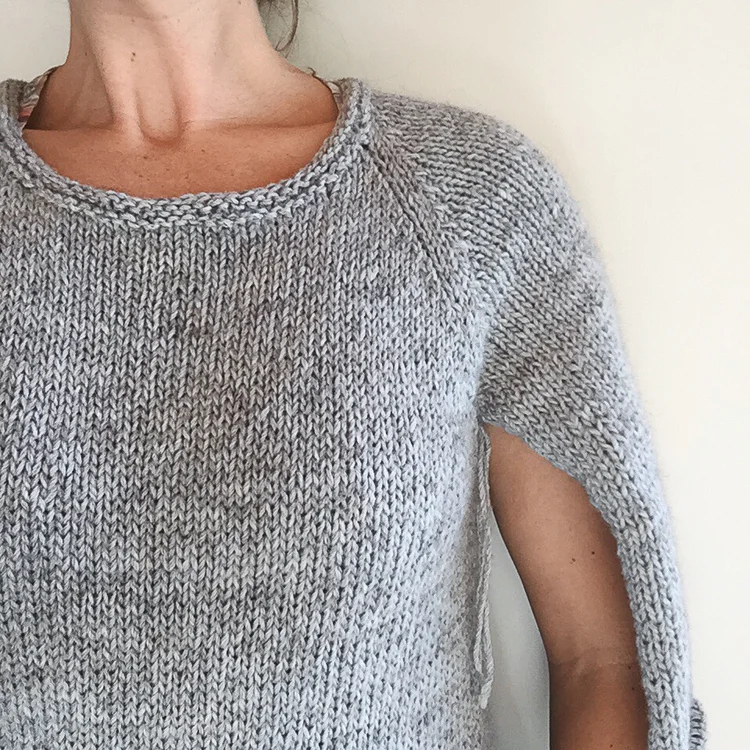 How to knit a simple neckline — The Craft Sessions