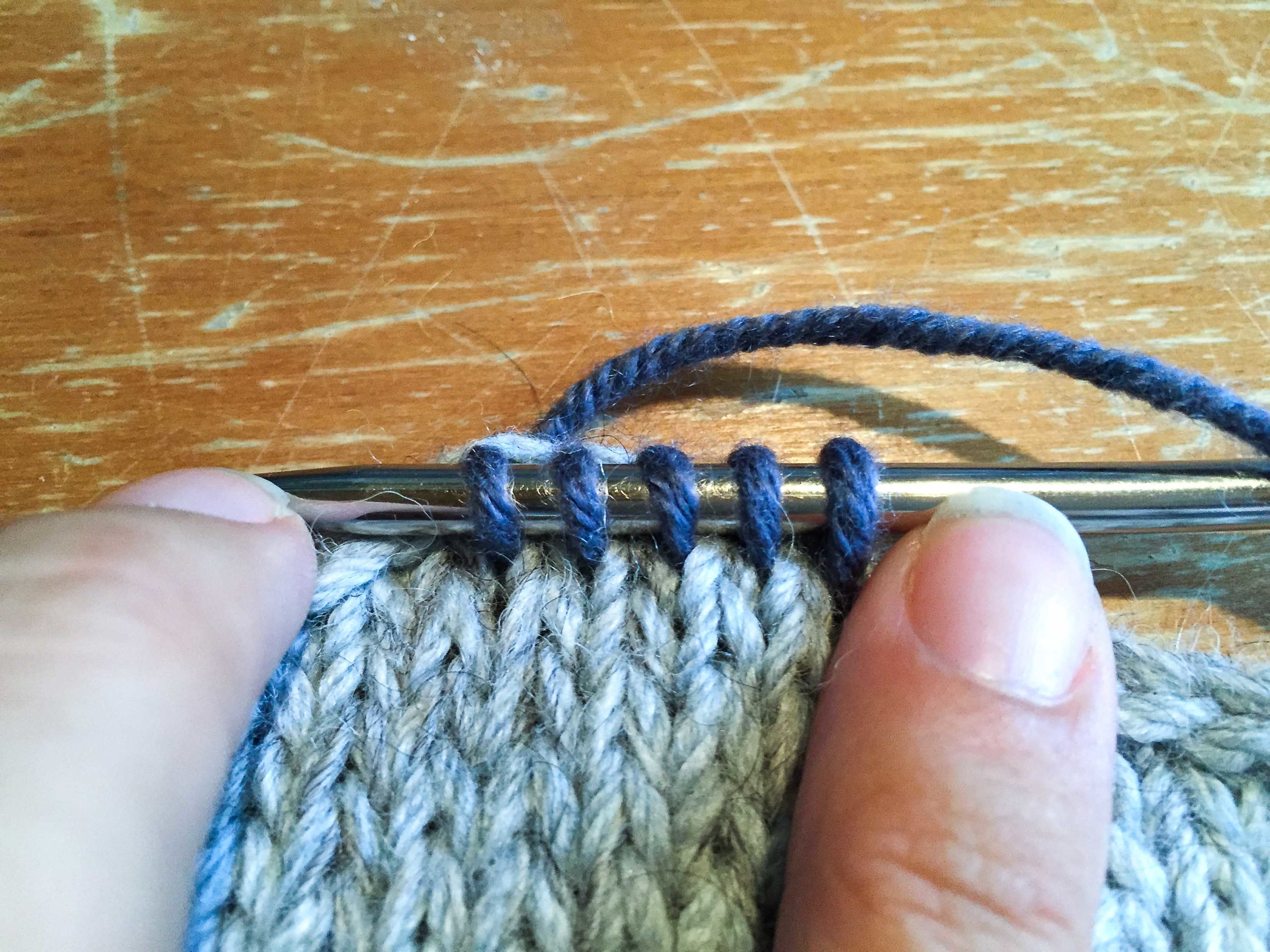 How to knit a simple neckline — The Craft Sessions