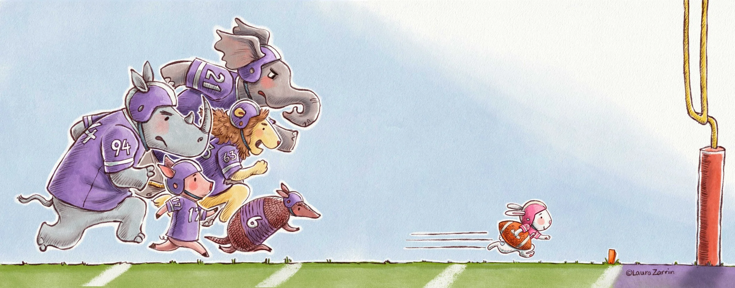 Picture book artwork by illustrator Laura Zarrin — Laura Zarrin Author ...