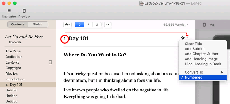 Step-by-Step Instructions of How to Use the Vellum Software to Format ...