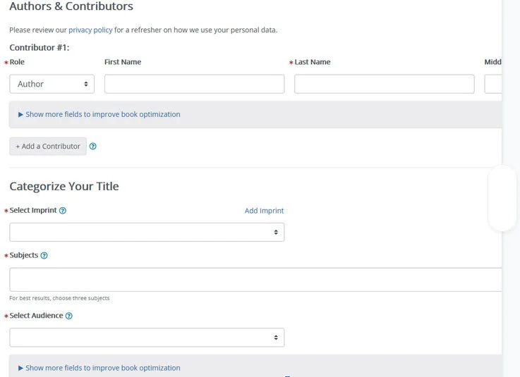 Step-by-Step Instructions on How to Create a Print Book in IngramSpark ...