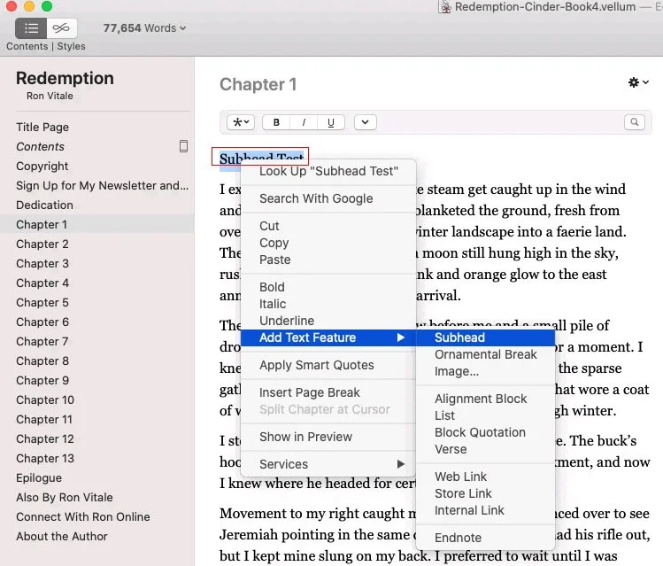 Step-by-Step Instructions of How to Use the Vellum Software to Format ...