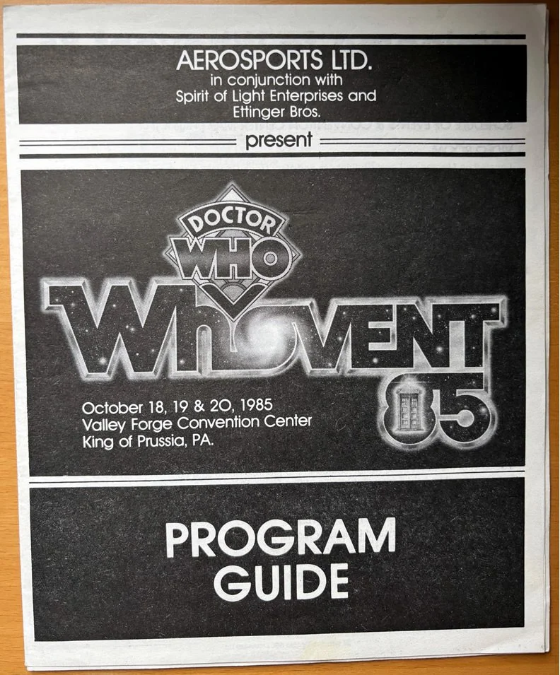 My Doctor Who Photos and Memories from the 1980s — Fantasy and Non ...