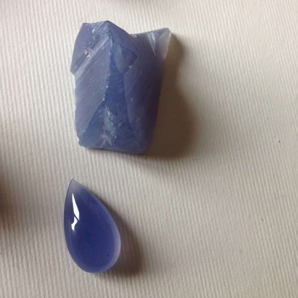 Namibian Blue Chalcedony - The Rarest — Federica Quaglia