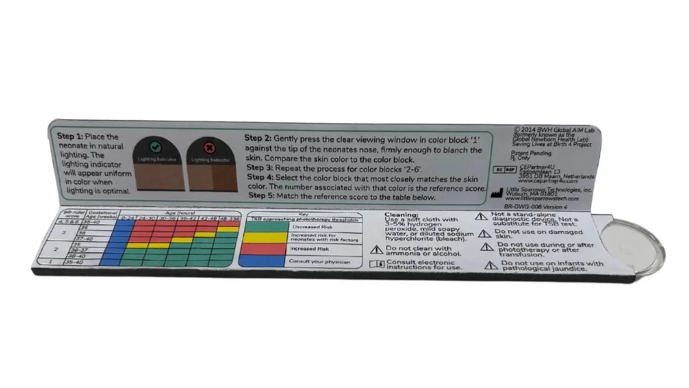 icterometer bili-ruler™ - Little Sparrows Technologies