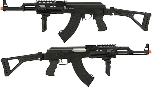 Cybergun Kalashnikov AK47 Tactical Folding Stock AEG Airsoft Rifle ...