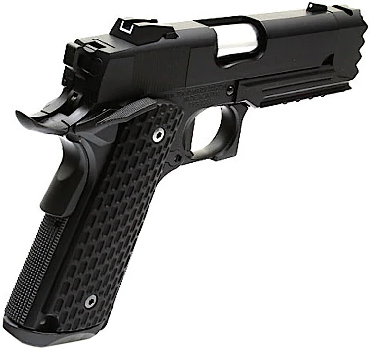 Tokyo Marui Strike Warrior .45 1911 GBB Airsoft Pistol Table Top Review ...