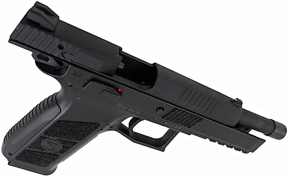 ASG CZ P-09 Threaded Barrel CO2 Blowback Airsoft Pistol Field Test ...