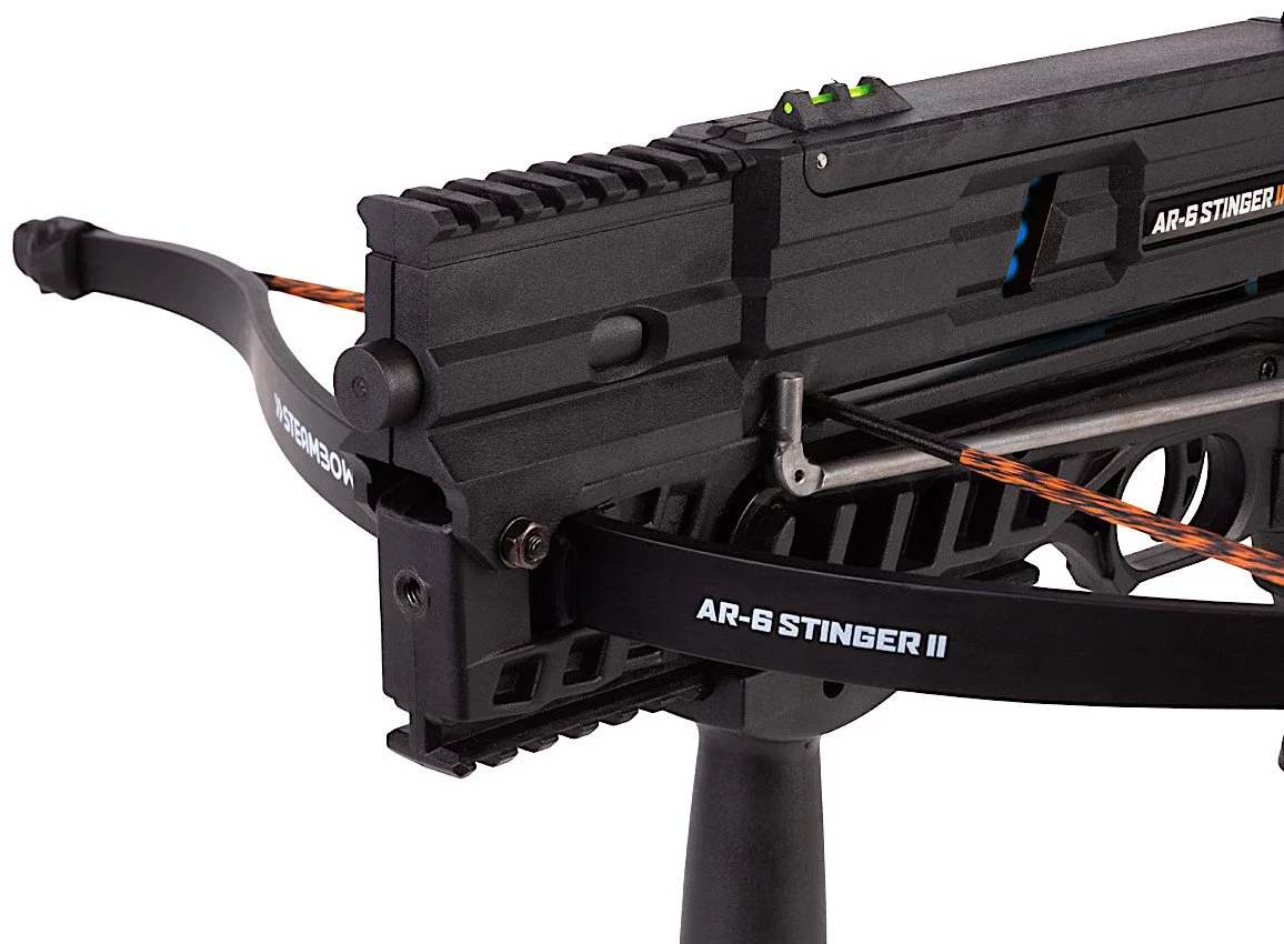 Steambow AR-6 Stinger II Tactical Crossbow Table Top Review — Replica ...