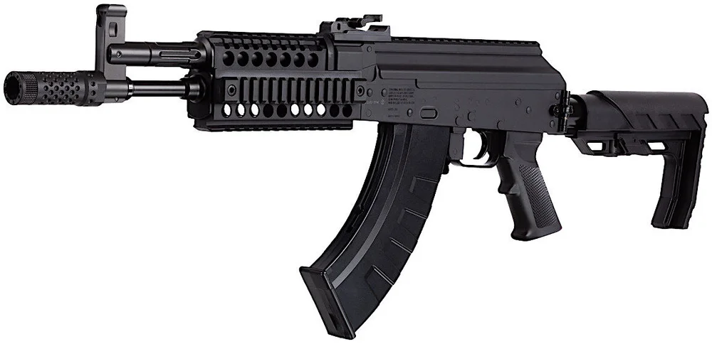 Crosman AK1 CO2 Blowback Full Auto BB Rifle Table Top Review — Replica ...