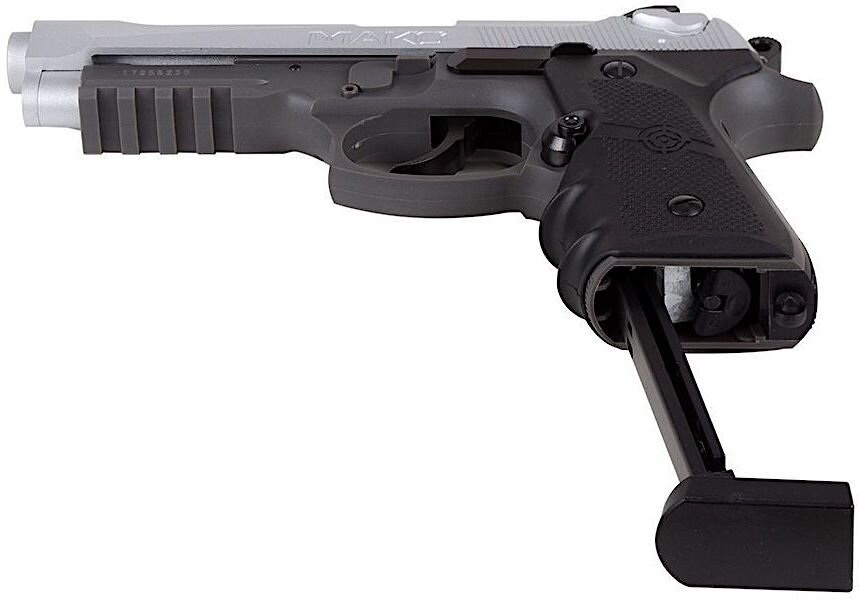 Crosman MAKO Blowback CO2 BB Pistol Table Top Review — Replica Airguns ...