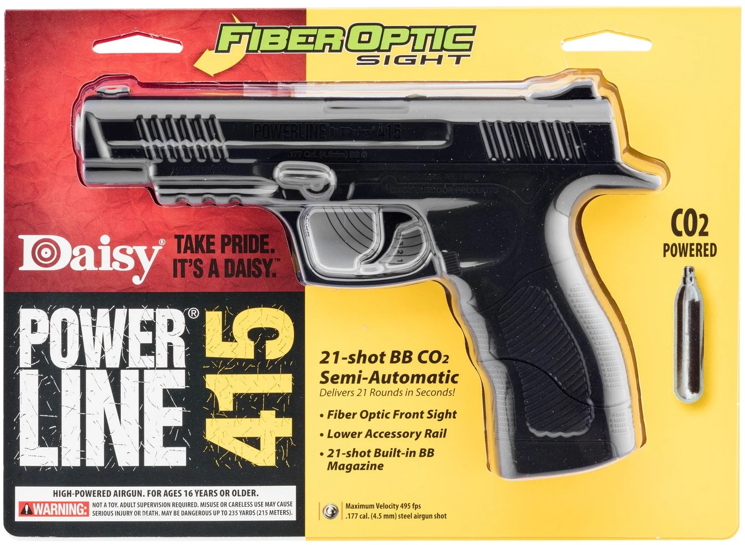 Daisy 415 Powerline CO2 BB Pistol Table Top Review — Replica Airguns ...