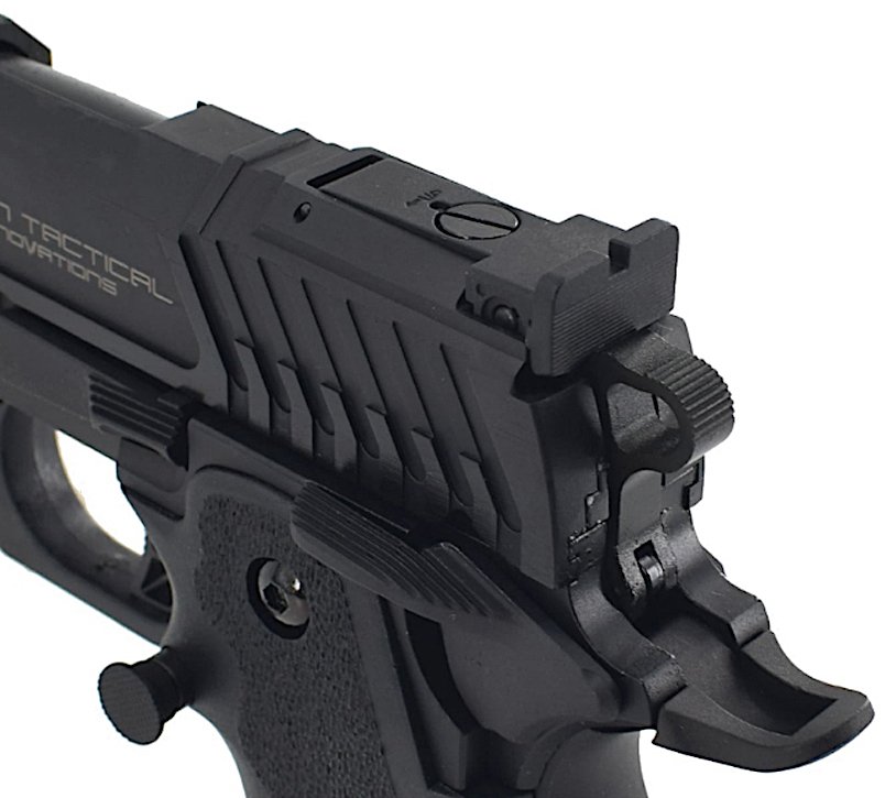 EMG TTI Pit Viper JW4 2011 GBB CO2 Airsoft Pistol Table Top Review ...