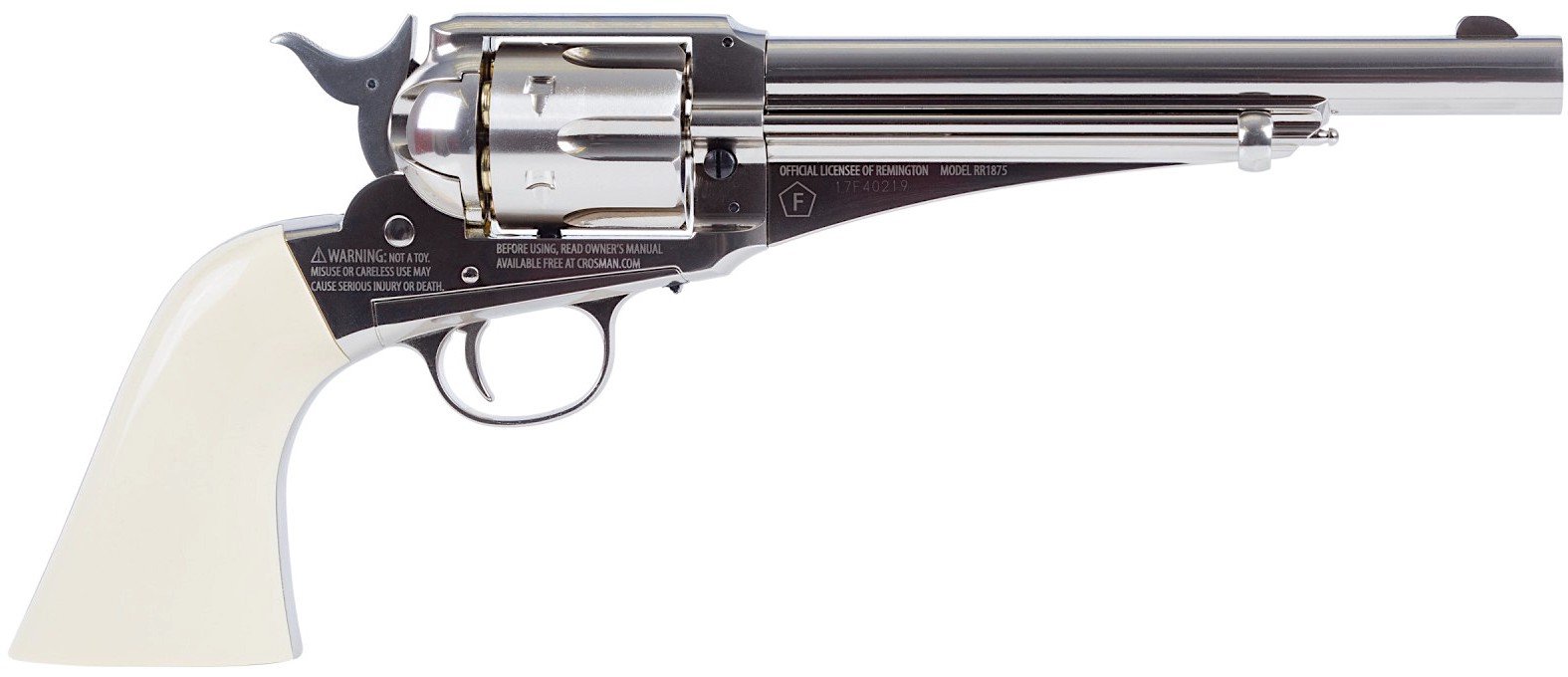 Crosman Remington 1875 CO2 Dual Ammo Revolver Table Top Review ...
