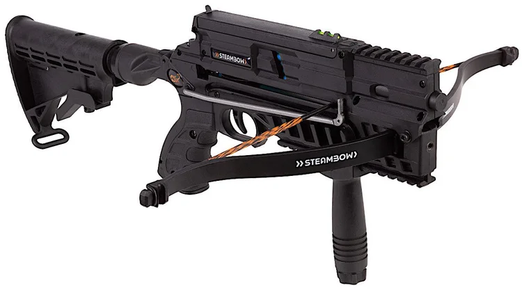 Steambow AR-6 Stinger II Tactical Crossbow Field Test Review — Replica ...
