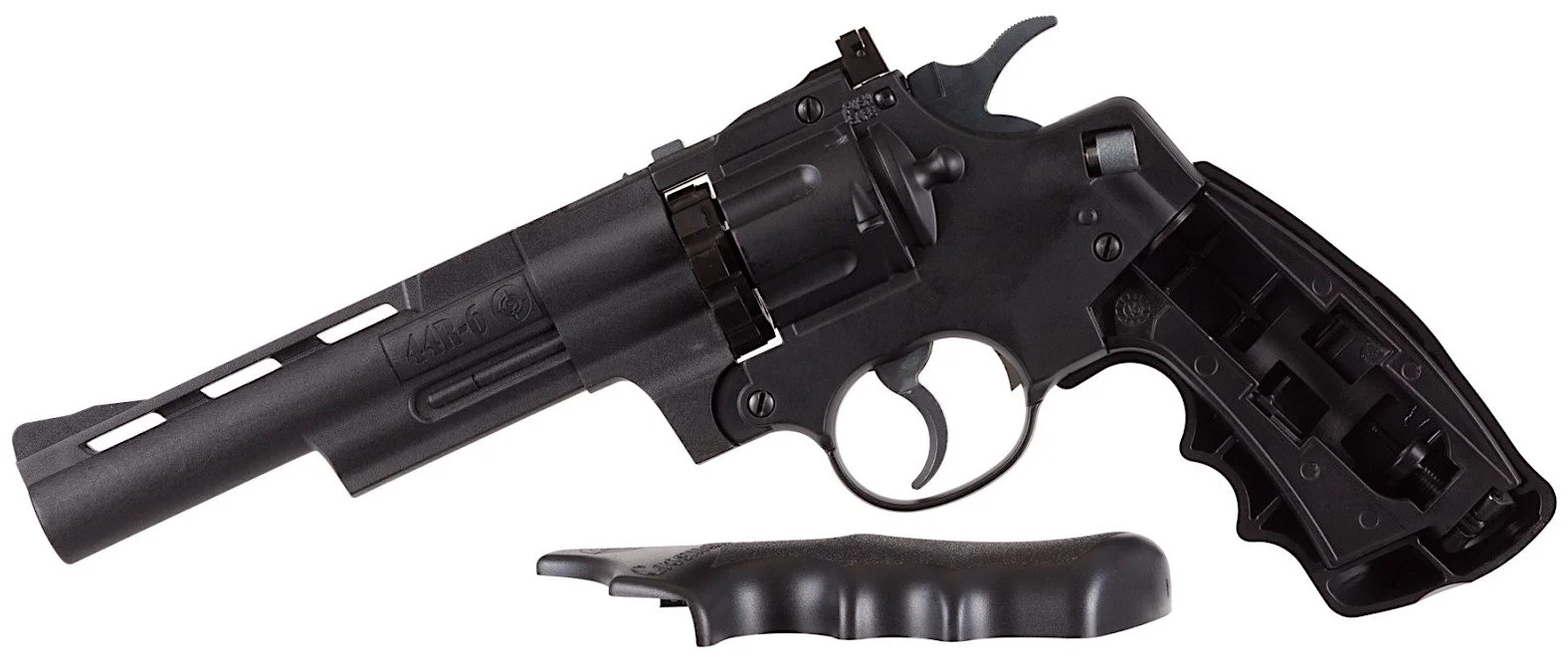 Crosman Triple Threat CO2 Dual Ammo Revolver Table Top Review — Replica ...