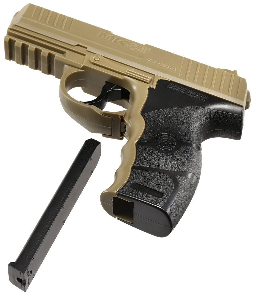 Crosman MK45 CO2 NBB BB Pistol Table Top Review — Replica Airguns Blog ...