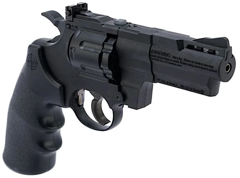 Crosman Triple Threat CO2 Dual Ammo Revolver Table Top Review — Replica ...