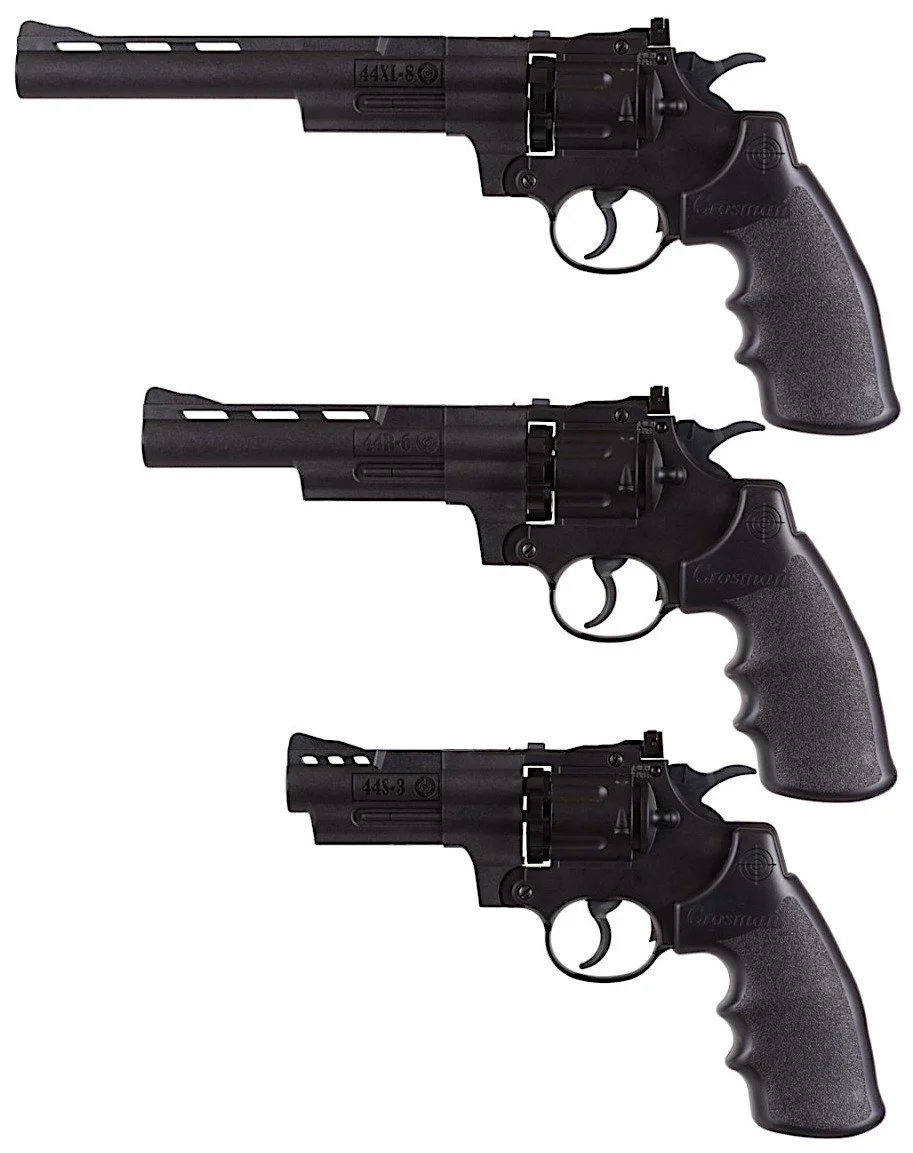 Crosman Triple Threat CO2 Dual Ammo Revolver Table Top Review — Replica ...