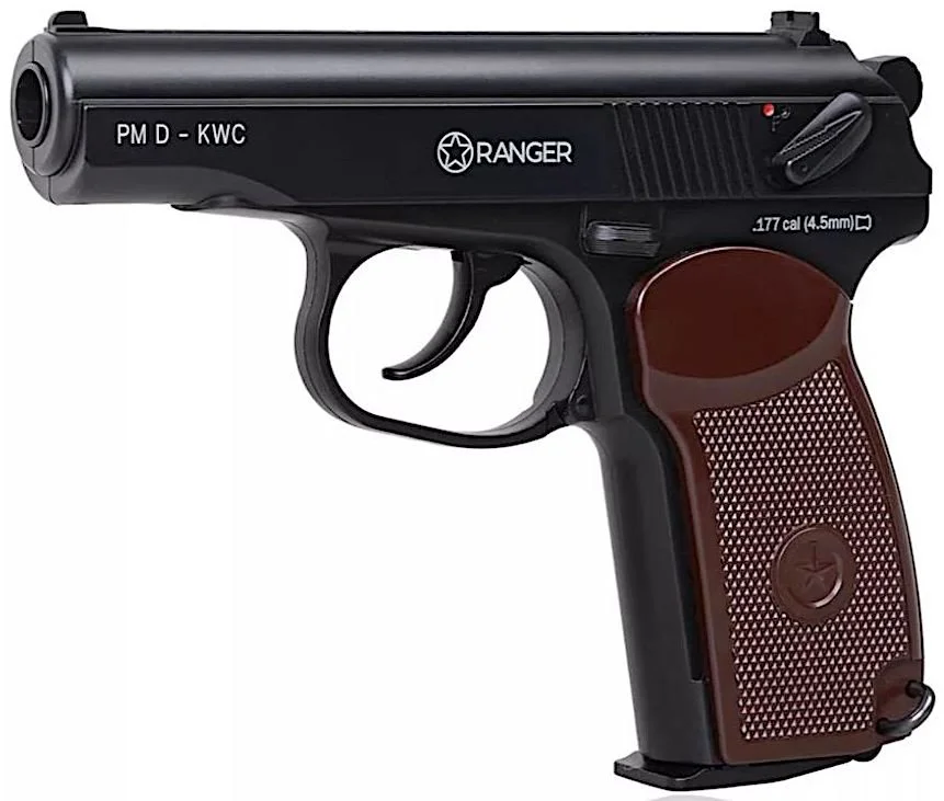 KWC PM Makarov Non-Blowback CO2 Pellet Pistol Table Top Review ...