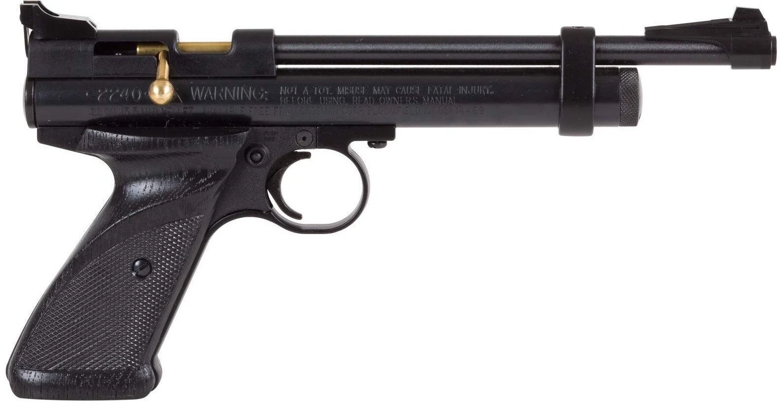 Crosman 2240 CO2 .22 Caliber Pellet Pistol Table Top Review — Replica ...