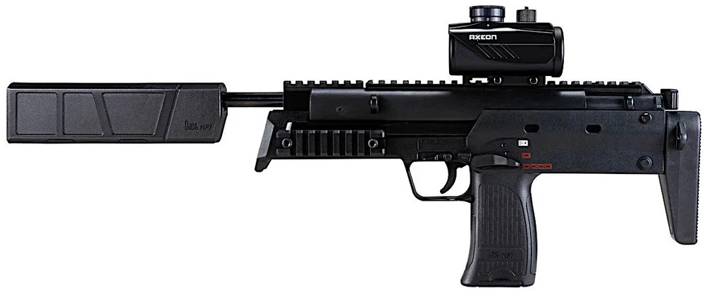 Umarex HK MP7 .177 Cal Break Barrel Pellet Gun Table Top Review ...