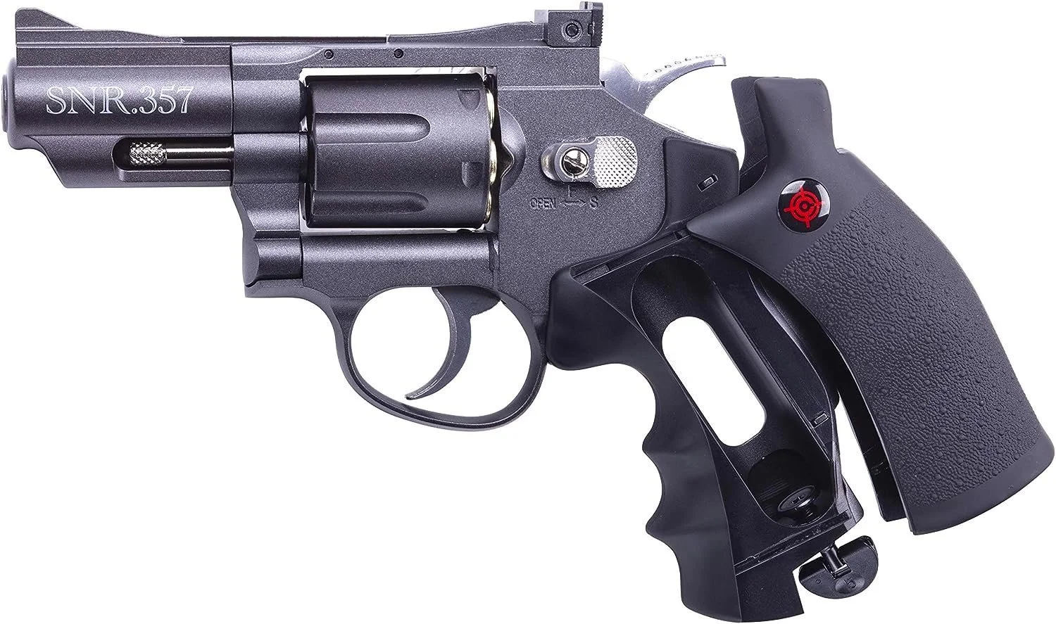 Crosman SNR357 CO2 Dual Ammo Revolver Table Top Review — Replica ...