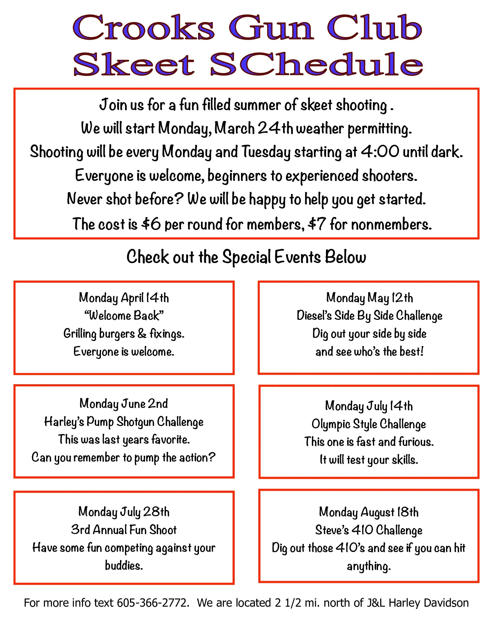 Skeet Shooting — Crooks Gun Club