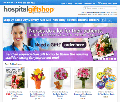Hospital Gift Shop — Healthy Commerce, Inc.