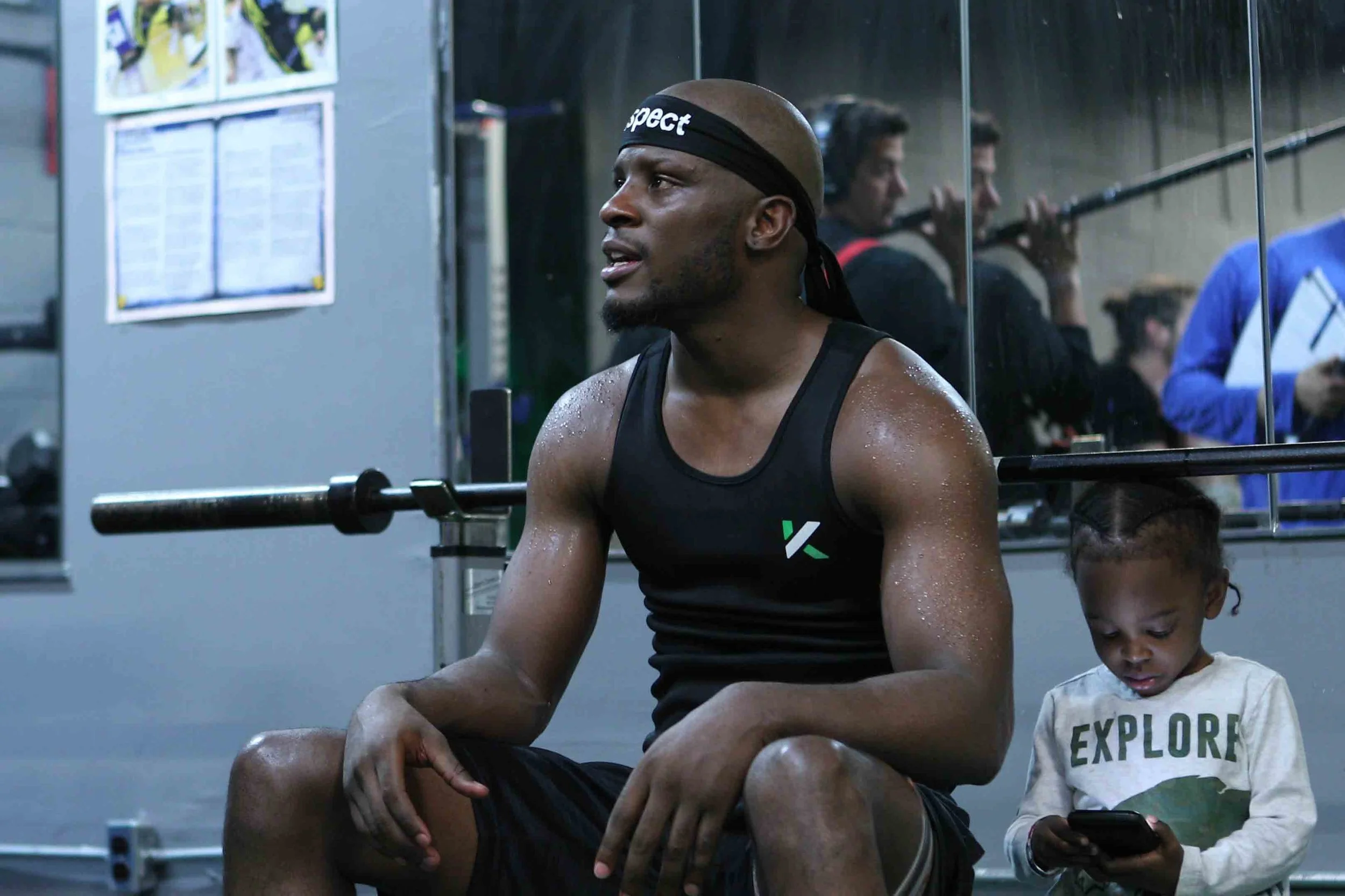 TONY HARRISON CAMP LIFE — Tony "SuperBad" Harrison